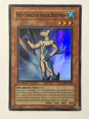 Yu-Gi-Oh Card - TCG - Neo-Spacian Aqua Dolphin - POTD-EN003 | eBay ...