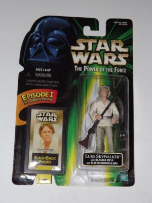 STAR WARS THE POWER OF THE FORCE LUKE SKYWALKER WITH BLASTER RIFLE ...