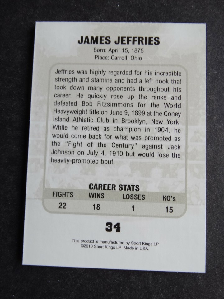 2011 Ringside Boxing Round One Gold Cards Complete Your Set U Pick List ...