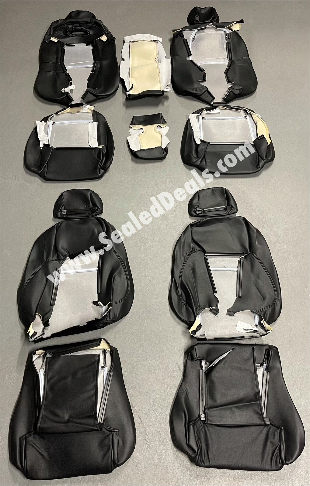 2004-2006 Pontiac GTO Black Replacement Leather Seat Covers for Pontiac ...