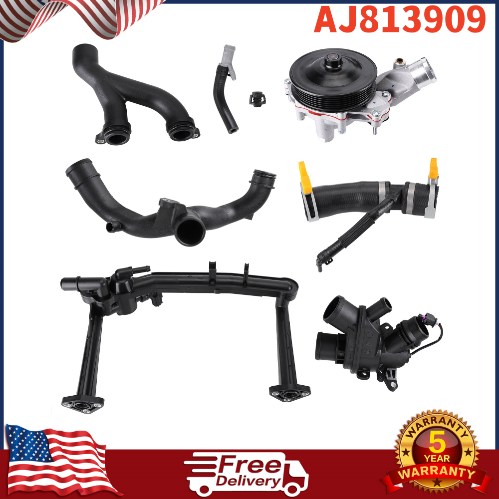 Fits AJ813909 LR048474 Cooling System Replace Upgrade Kit Jaguar Land ...