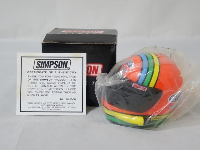 Simpson Mini Helmet DuPont Automotive Finishes Valvoline NASCAR J ...