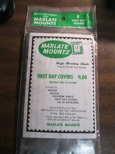 New package of 18 Marlate Mounts for First Day covers F mount | eBay