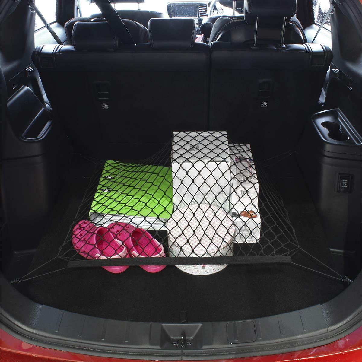 Elastic Floor Car Boot Net Cargo Storage Organiser Mesh Netting Van SUV ...