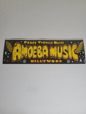 Amoeba Music - Bumper Sticker - NEW! | eBay