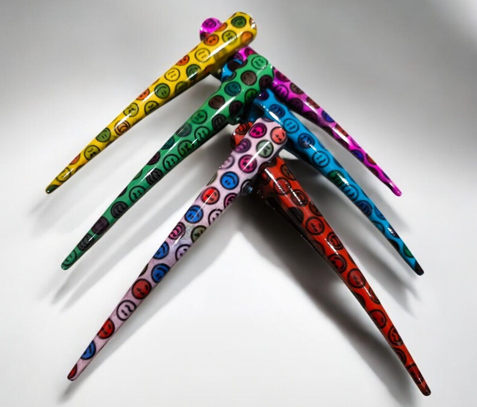6xLadies Long Metal Beak Clips Concord Grips Crocodile Strong Hair ...