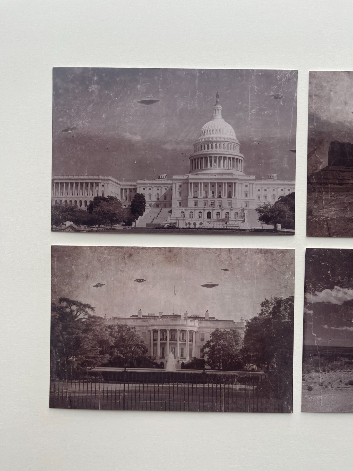 UFO Postcards Alien Postcard Area 51 Roswell Crash Spaceship Funny ...