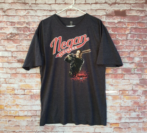 🔥 The Walking Dead Negan Sluggers Gray Shirt Men's Large L AMC Loot ...