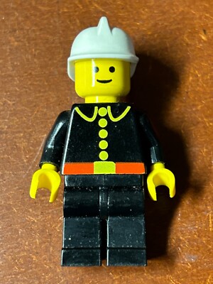 Lego City Vintage Minifigure Fire Fighter Firefighter Original With ...