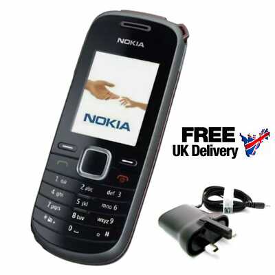 NOKIA 1661 New Condition-Black SIMPLE MOBILE PHONE -UNLOCKED +12 months ...