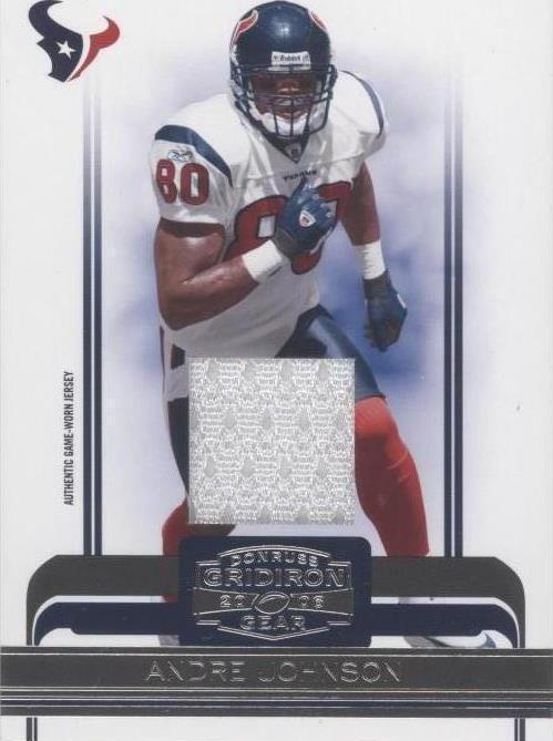 2006 Donruss Gridiron Gear - Andre Johnson #42 Jerseys (MEM) for sale online | eBay
