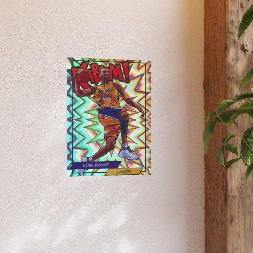 KOBE BRYANT KABOOM POSTER| Satin Print | eBay