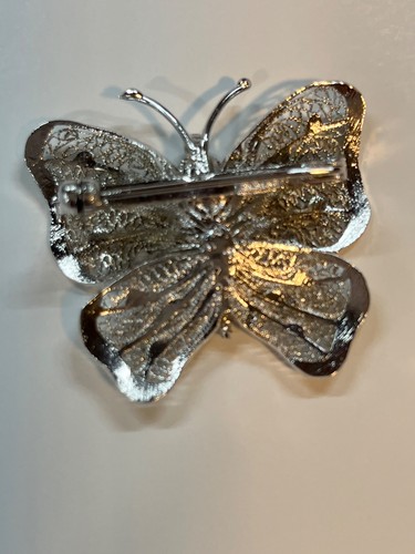 VTG Sterling Silver Signed Van Lou Germany Articulated Filigree ...