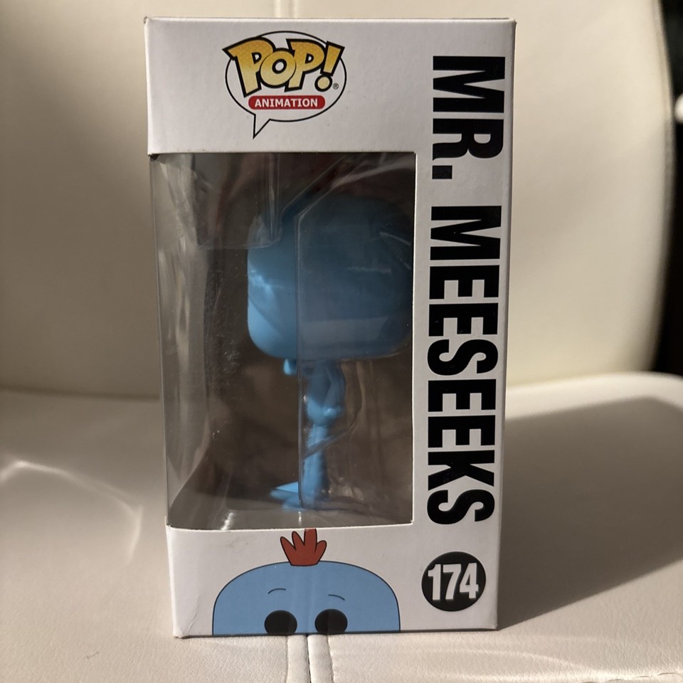 Funko Pop! Animation: Rick & Morty #174 Mr. Meeseeks Vinyl Action ...