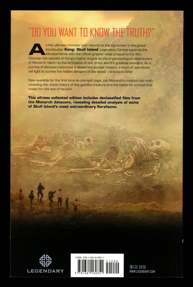 Skull Island Birth of Kong Trade Paperback TPB Prequel Origin Story ...