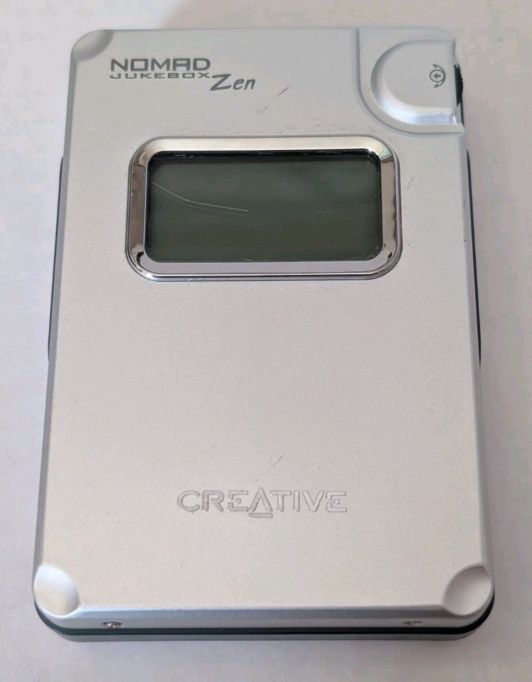 Creative Labs Nomad Jukebox Zen Silver 3.5" LCD 20GB NOT WORKING | eBay