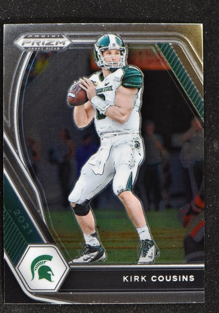 2021 Prizm Draft Picks Base #22 Kirk Cousins - Michigan State Spartans ...