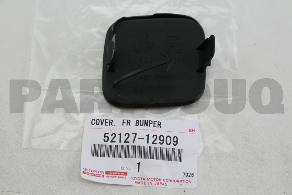 5212712909 Genuine Toyota COVER, FRONT BUMPER HOLE 52127-12909 | eBay