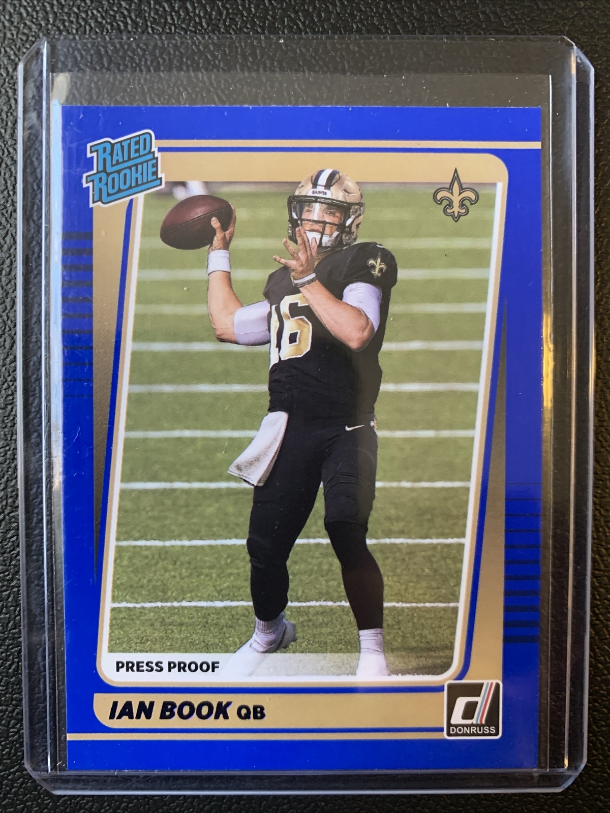 2021 Panini Donruss Ian Book Press Proof Blue Rated Rookie Card RC #269 ...