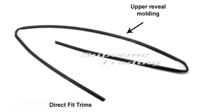 Premium Front Upper Windshield Molding Trim, BMW 528i,530i,540i,M5 ...