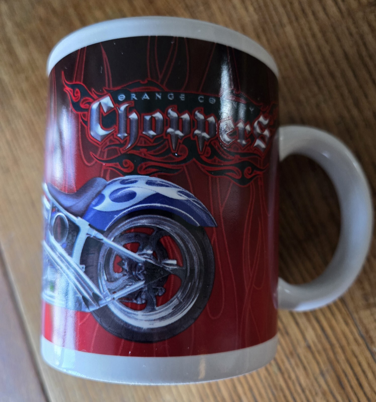 Preowned Vintage Orange County Choppers Motorcycle Coffee Mug 4" White ...