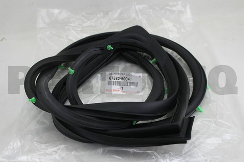 6788260041 Genuine Toyota WEATHERSTRIP, BACK DOOR, NO.2 67882-60041 | eBay