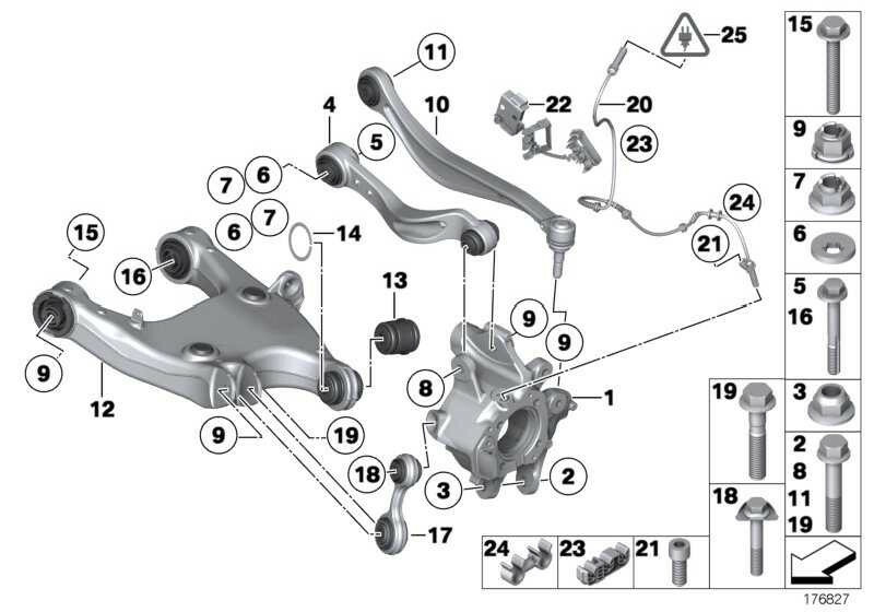 Genuine BMW 33326764927 - [SUPER PRICE] hex screw with waistband M14X1 ...