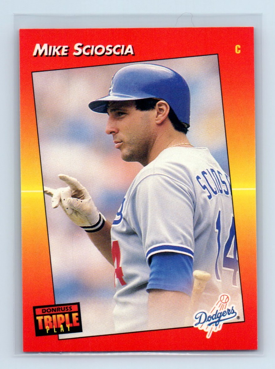 1992 Triple Play Straight from the Pack Mike Scioscia Los Angeles Dodgers #191 | eBay