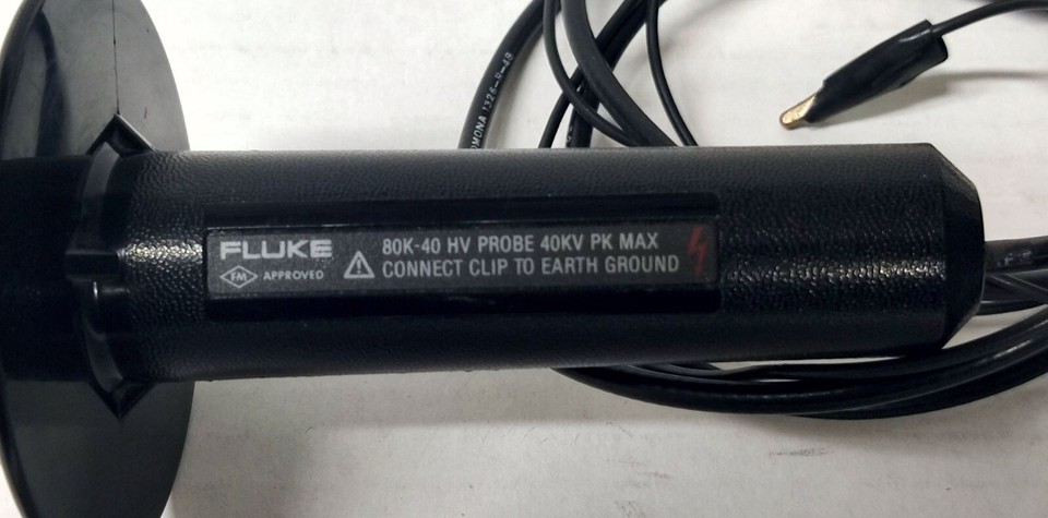 Fluke 80k-40 High Voltage Probe, Used, 40,000 Volt Range 95969001120 | eBay