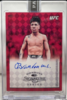 Brandon Moreno 2022 Panini Instant Donruss Signature Series Autograph ...