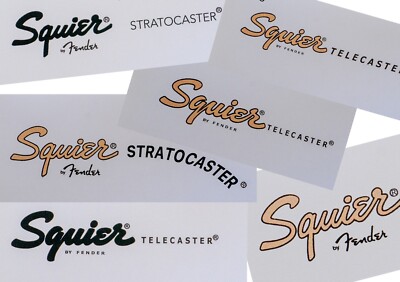 Waterslide Decals for Squier Guitars | eBay UK
