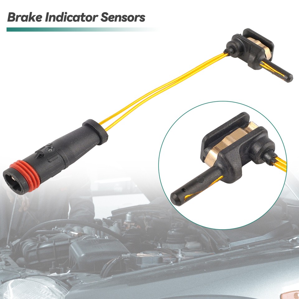 4pc For Mercedes-Benz Front / Rear Brakes Pads Wear Indicator Sensor ...