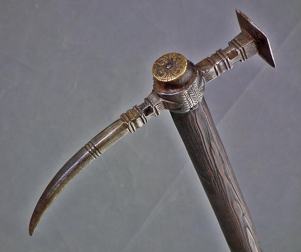 Antique 16-17th Century Polish Hungarian War Hammer Nadziak to sword ...