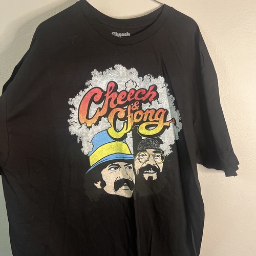 Cheech And Chong Cartoon Smoke Signature T Shirt Graphic Tee 3XL XXXL ...