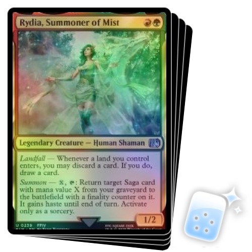 FOIL RYDIA, SUMMONER OF MIST X4 Final Fantasy FIN Magic MTG MINT CARD ...