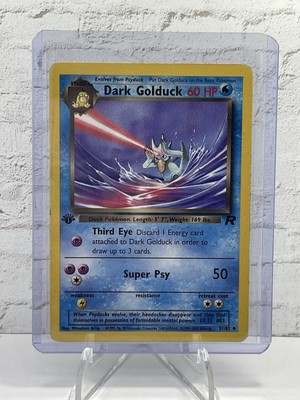 Pokemon Card Dark Golduck 1st Edition 37/82 Lightly Played Rocket | eBay