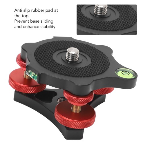 LP64 Camera Photography Tripod Leveler Tri Wheel Leveling Base Tripod ...