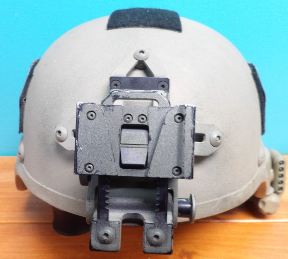 MSA TC 2000 ACH HELMET TAN LEVEL IIIA W/ SUREFIRE HELM LIGHT & WILCOX ...