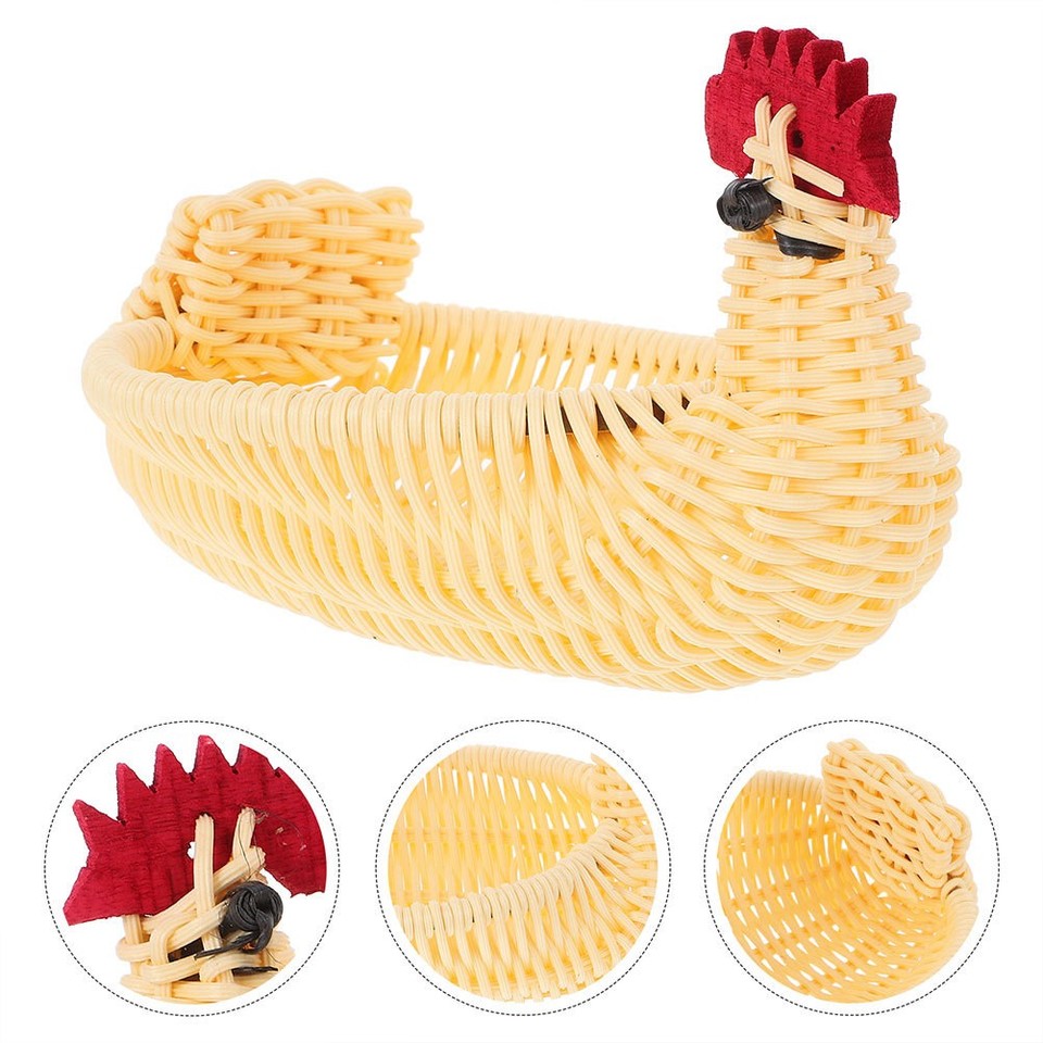 Snack Storage Basket Chicken Baskets for Fresh Eggs Bread Gathering ...