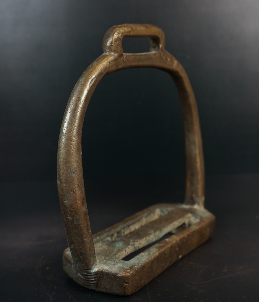 Single Brass Civil War Era Dragoon or Artillery Stirrup Military #2 | eBay