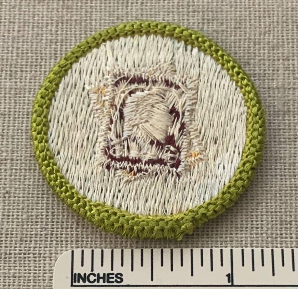 Circa 1969 STAMP COLLECTING Boy Scout Merit Badge PATCH BSA Uniform ...