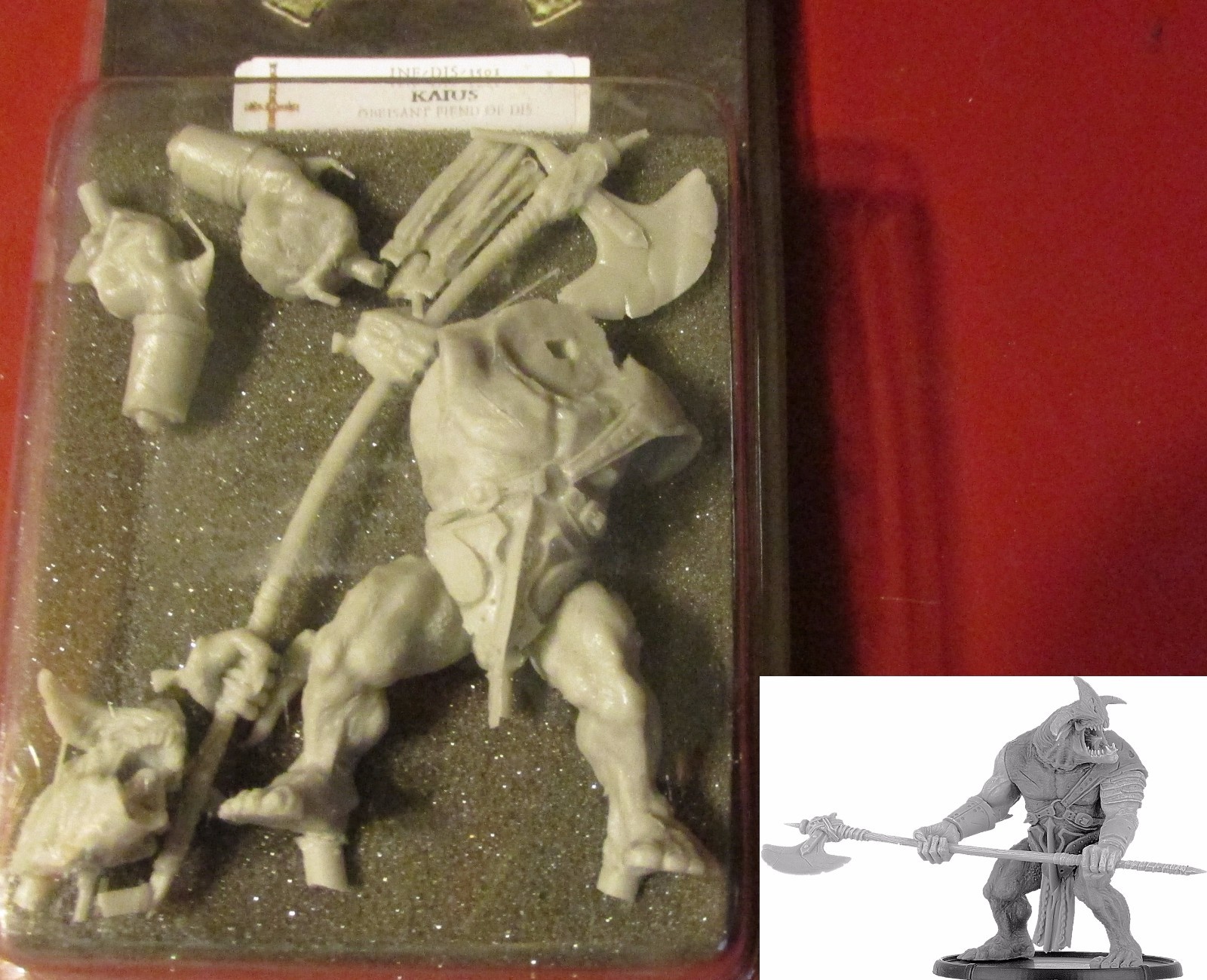 Darklands INF-DIS-3501 Kaius Obeisant Fiend of Dis Demon Warrior ...