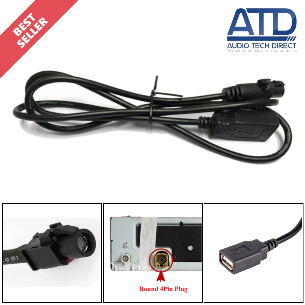 USB For VW GOLF MK5 MK6 T5 RCD510 RCD310 RNS510 RNS310 Port Socket ...