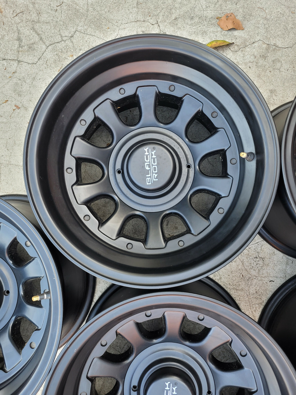 15x10 Black Rock Type D 909B 5x5 5x5.5 Chevy OBS Crawler Eagle Alloy Wheel