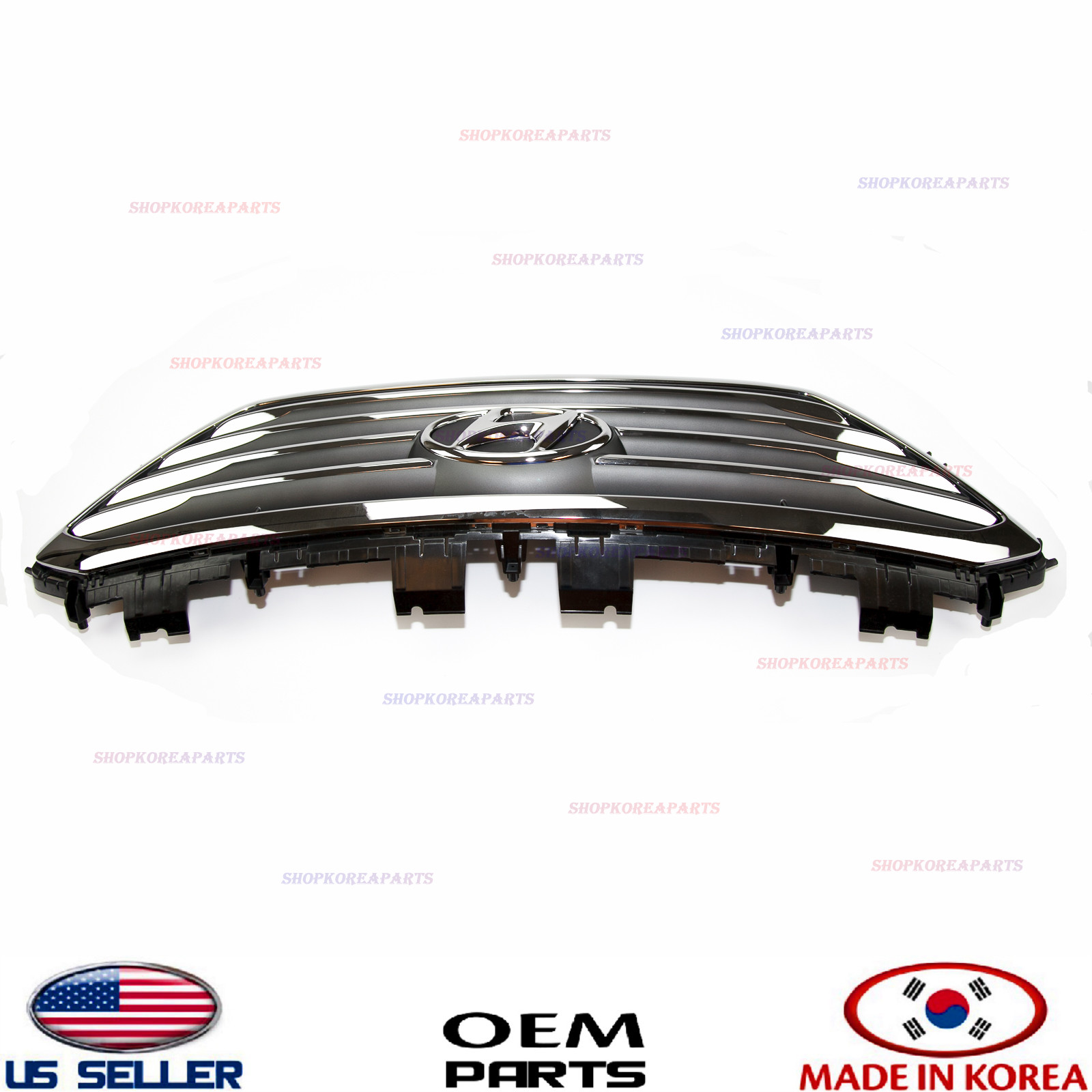 GRILLE RADIATOR FRONT 【GENUINE】 CHROME! HYUNDAI SONATA 2015 2016 2017 ...