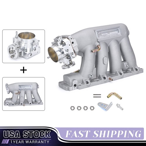 K-series Intake Manifold W/ 70MM Throttle Body For Honda Acura K20 K24 ...