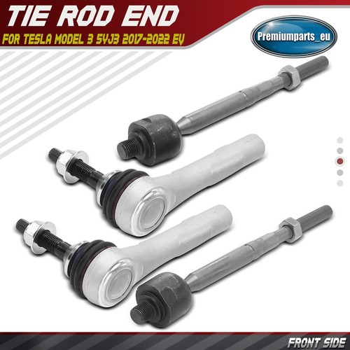 4x Track Rod End Front for Tesla Model 3 5YJ3 17-ON EV 104484100E ...