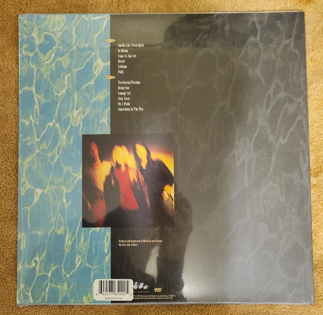 Nirvana ~ Nevermind ~ Limited Edition Silver Vinyl LP, New. Read ...