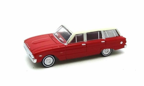 NEW 1962 FORD FALCON XL WAGON 1:87 Diecast Model Car Cooee Classics ...