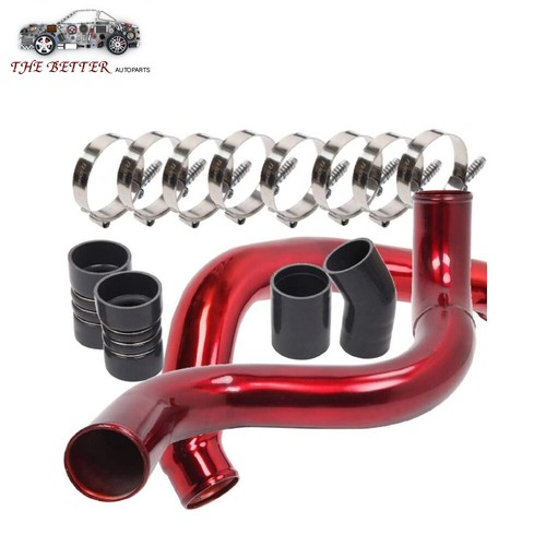 Red Turbo Intercooler Pipe Boot Kit CAC Tubes for 03-07 Ford 6.0L ...